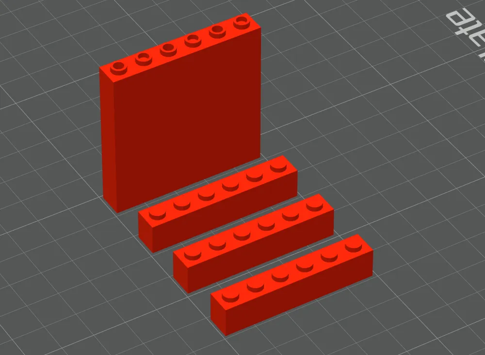 Brick pack 1X6 by desmofaby - MakerWorld