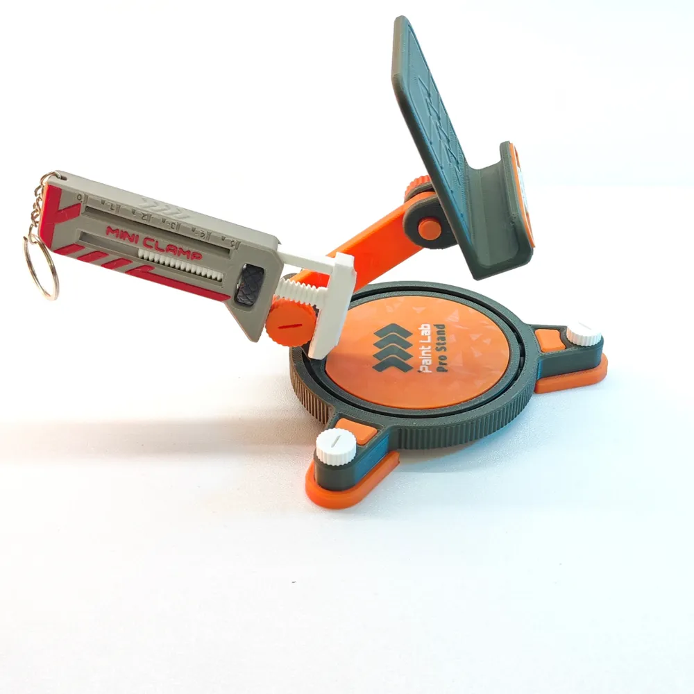 Mini Clamp Keychain by 3D Paint Lab MakerWorld: Download Free 3D Models