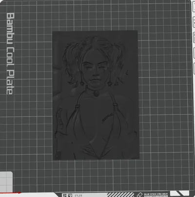 Harley Queen Hueforge 2 colors no AMS NSFW by Prop maker - MakerWorld