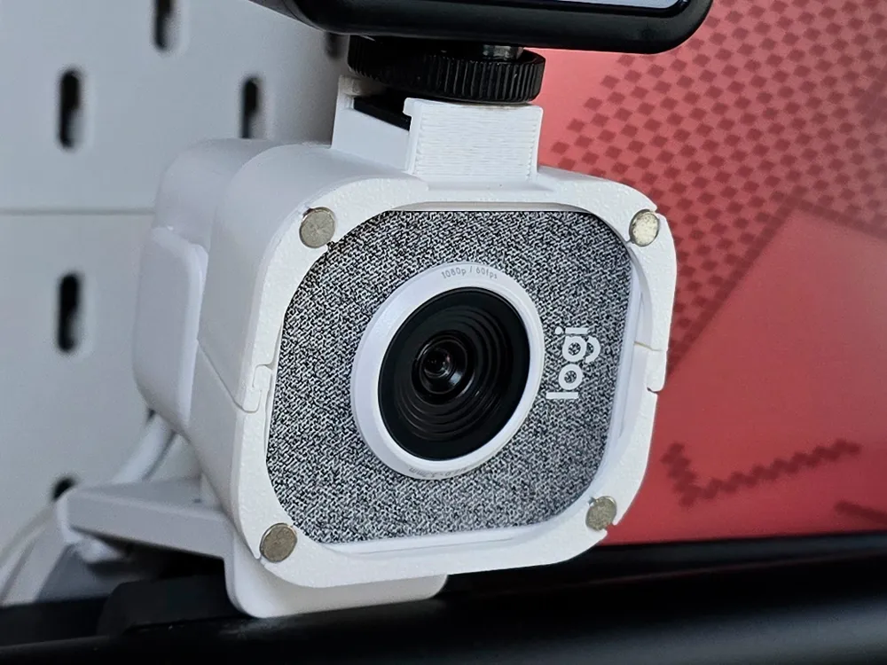 Logitech StreamCam Hot Shoe with magnetic cover by Gabriele MakerWorld ...