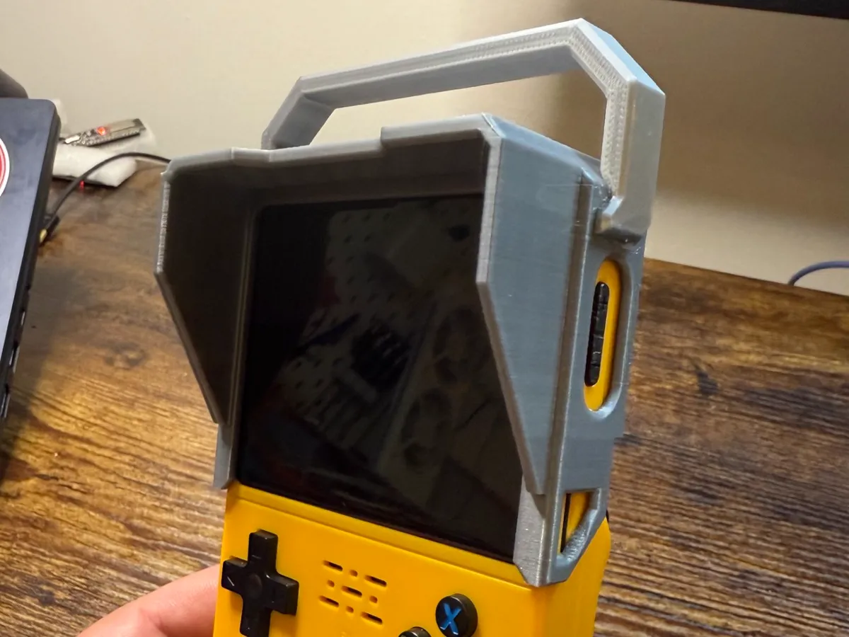 R36S Portable Retro Handheld Gaming Console Visor - Free 3D Print Model ...