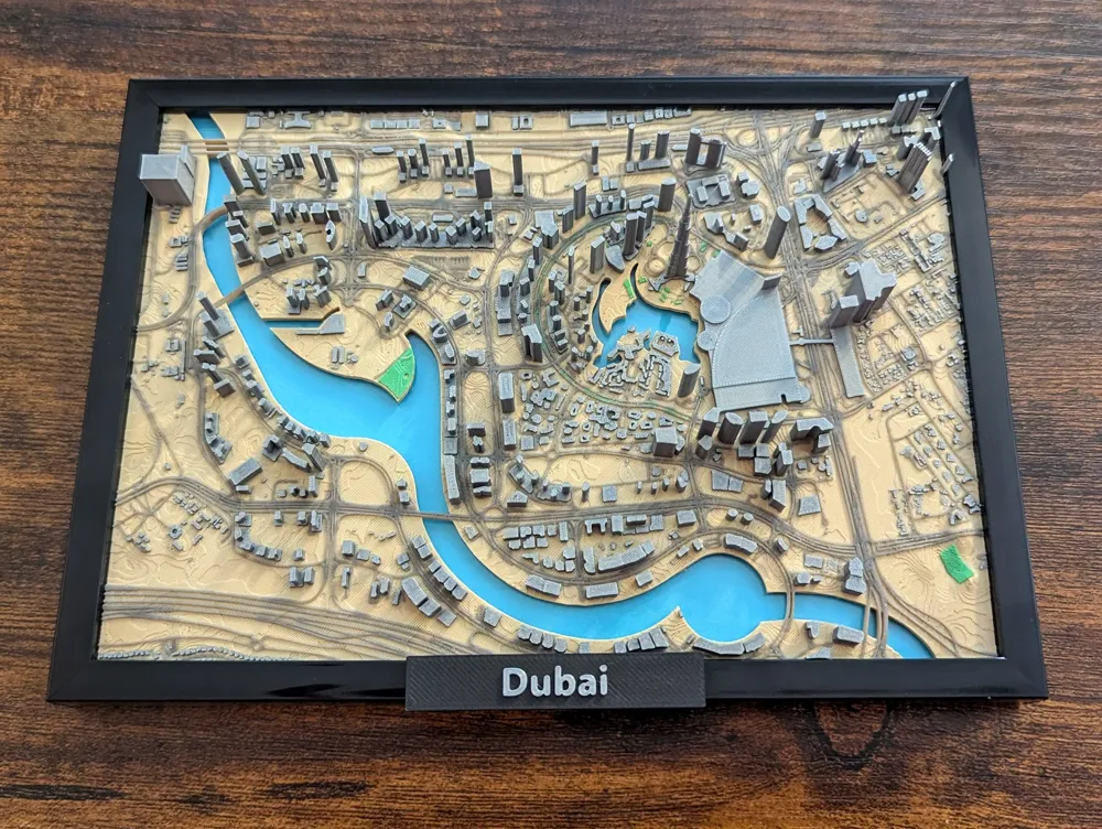Dubai 3D Miniature v2 - Free 3D Print Model - MakerWorld