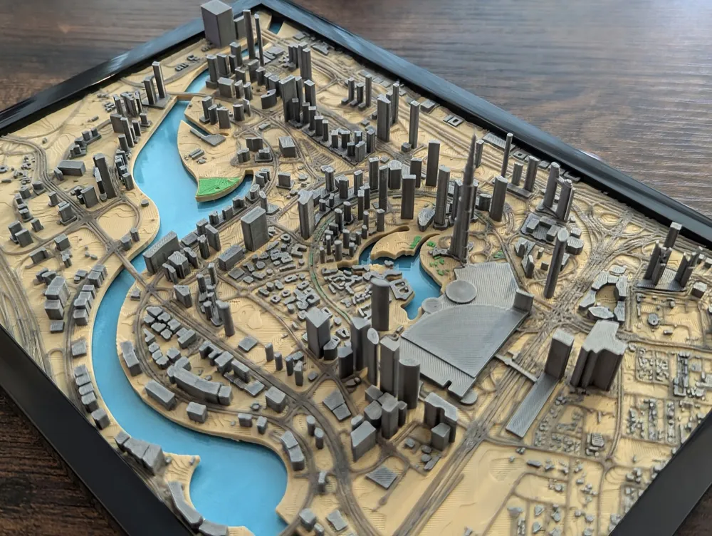 Dubai 3D Miniature v2 - Free 3D Print Model - MakerWorld
