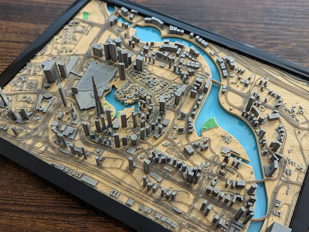 Dubai 3D Miniature v2 - Free 3D Print Model - MakerWorld