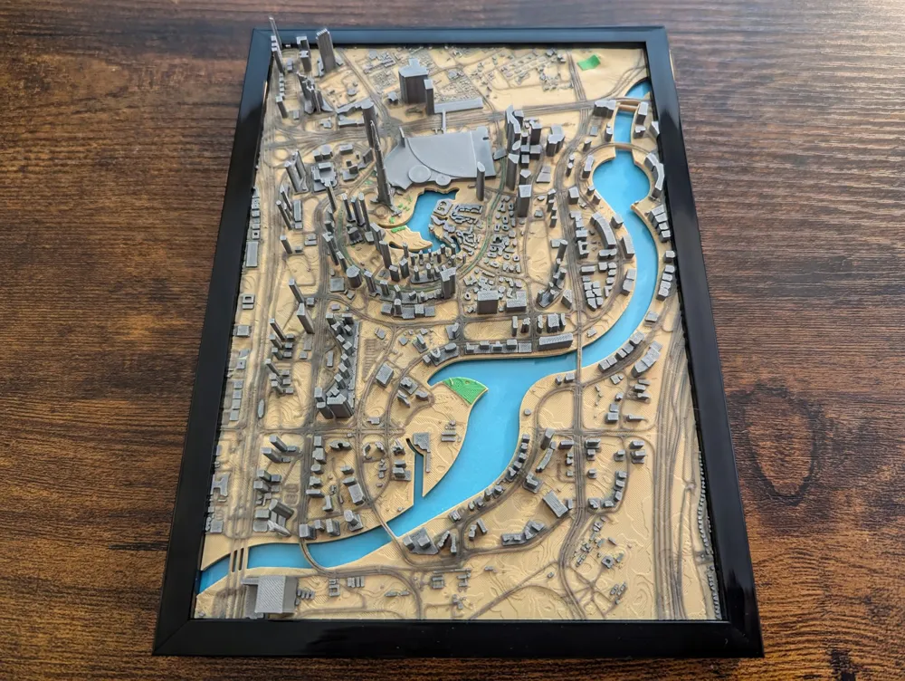 Dubai 3D Miniature v2 - Free 3D Print Model - MakerWorld