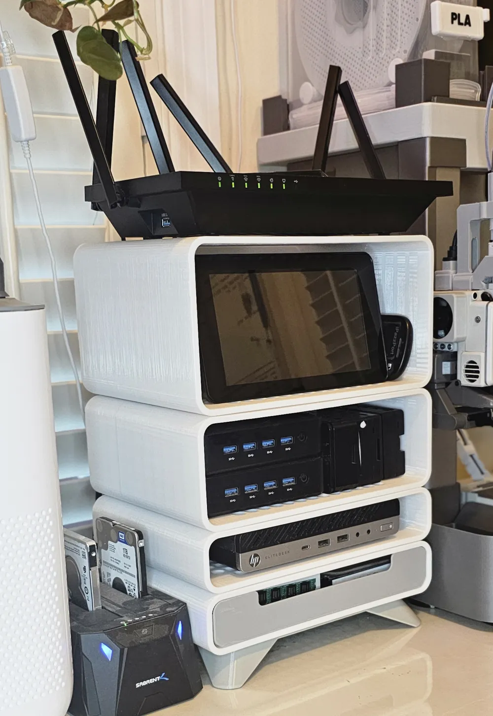 Desk Top Rack - Free 3D Print Model - MakerWorld