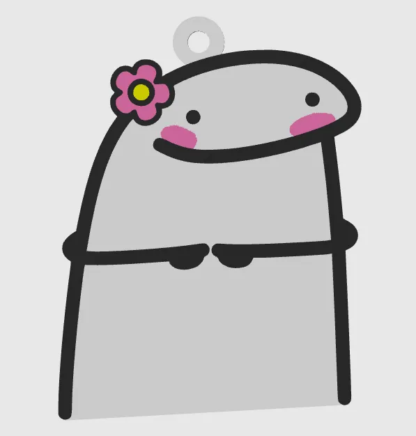 Flork KeyChain by Litolunar - MakerWorld