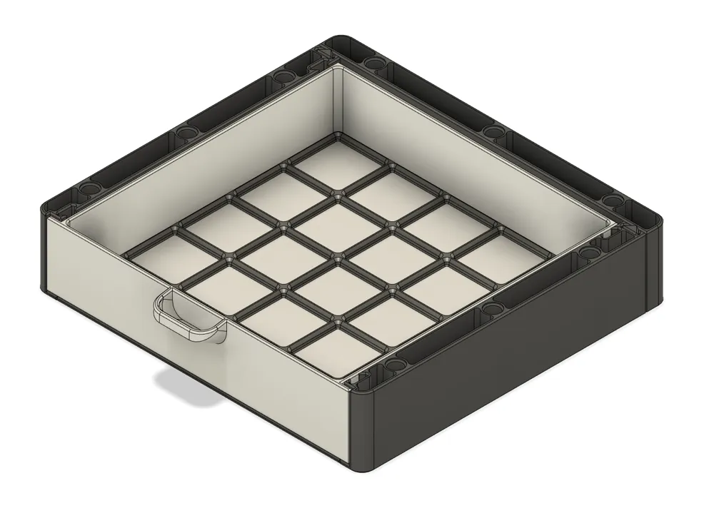 5x5x6U Single - Modular Rack System for Gridfinity Drawers by GrafXP ...