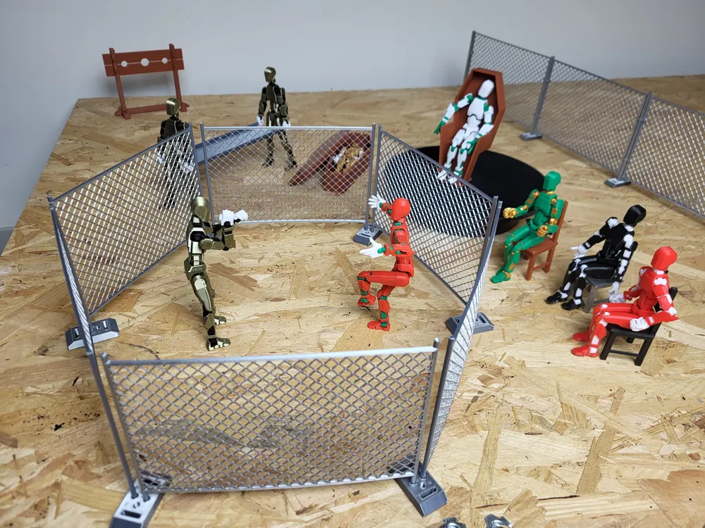 Tela de cerca para barreira Dummy 13 - Modelo gratuito para impressão ...