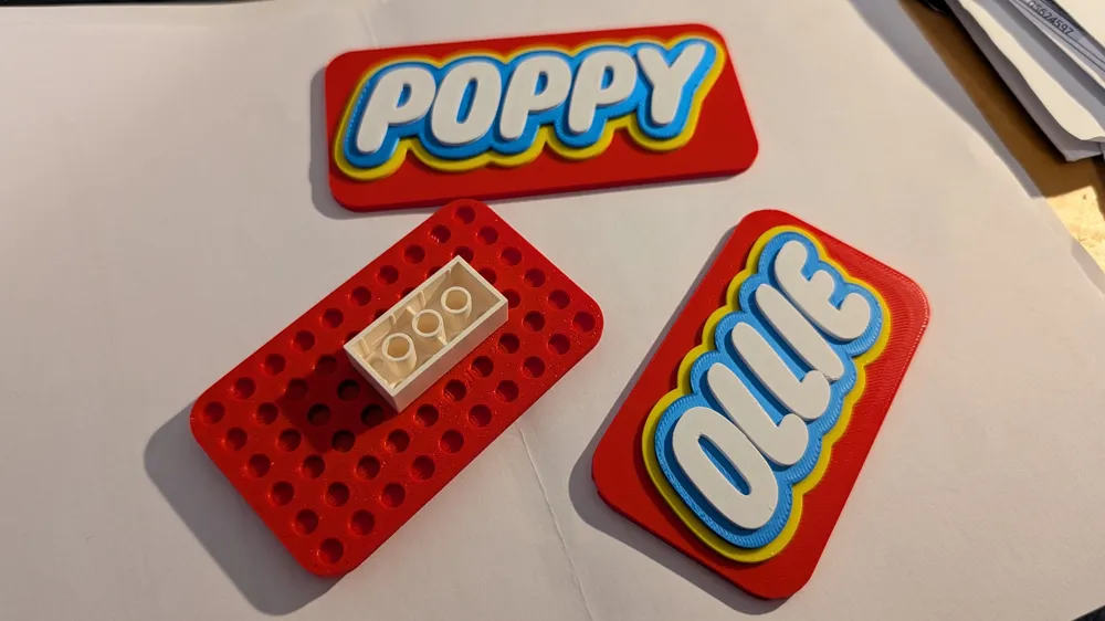 Legos Logo Your Name Brick Generator - Free 3D Print Model - MakerWorld