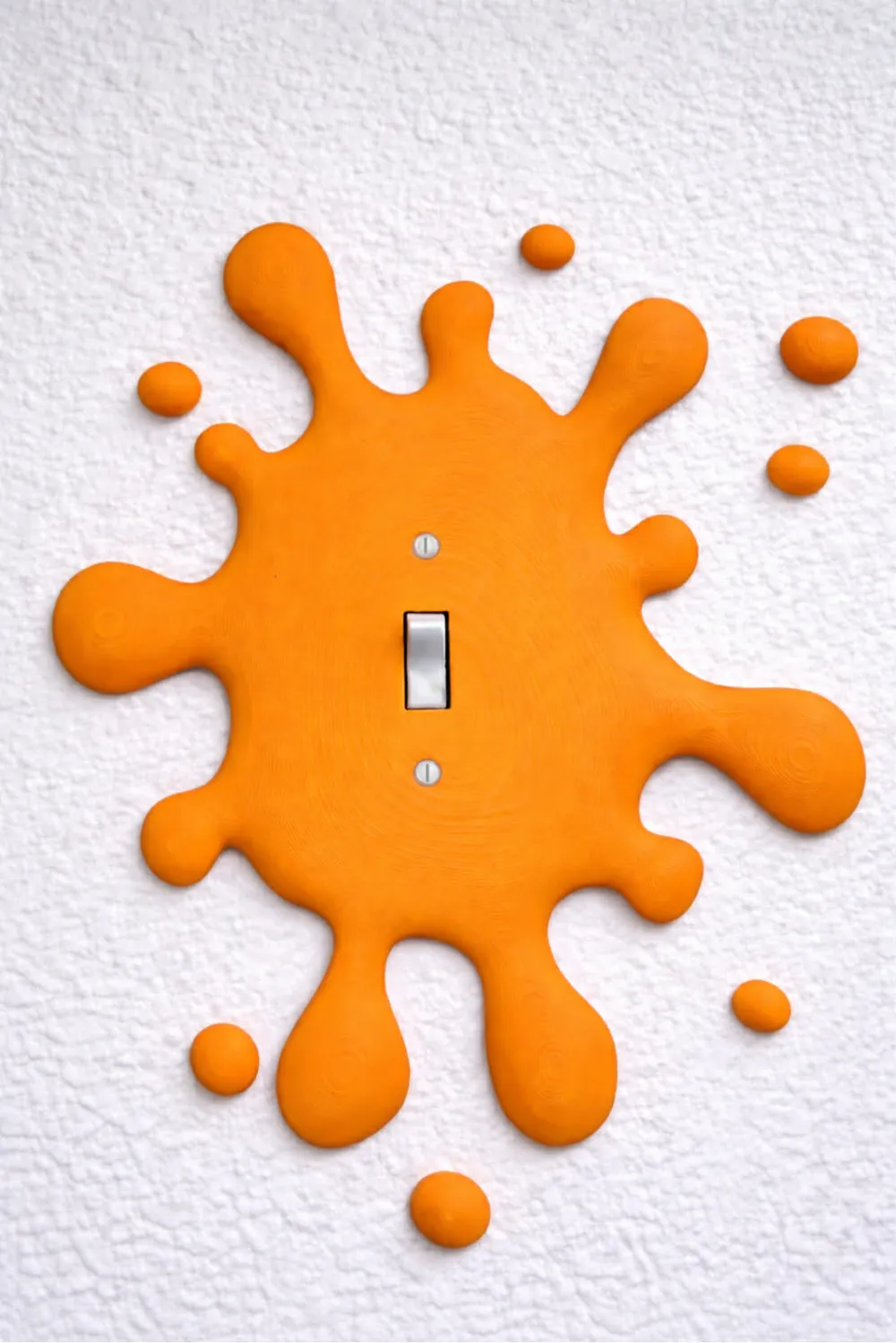 3d Paint Splatter Light Switch Cover - Free 3D Print Model - MakerWorld