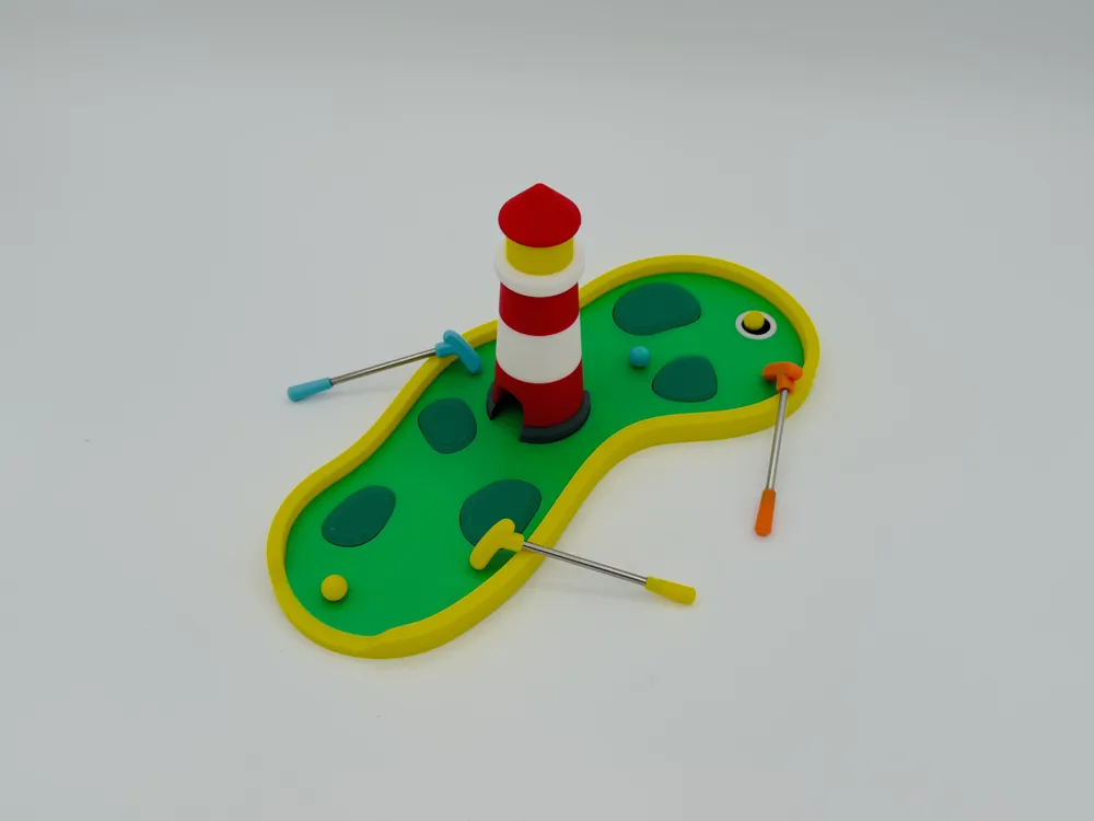 Mini Golf Lighthouse Course 2 - Free 3D Print Model - MakerWorld