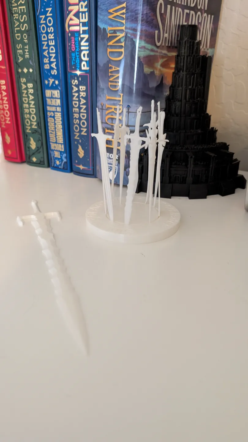 Stormlight Archive- Honorblade Bookmark/Stand Remixed by ...