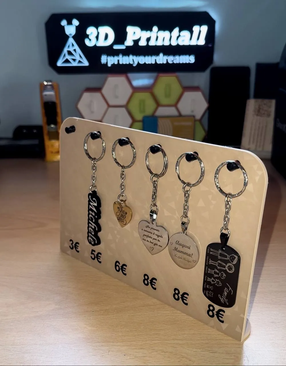 Keychain Display by 3d_printall MakerWorld: Download Free 3D Models