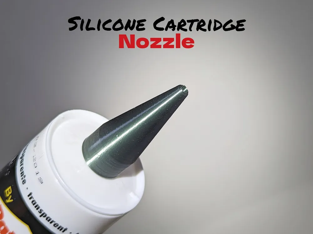 Silicone Cardridge Nozzle by Alexis_ - MakerWorld