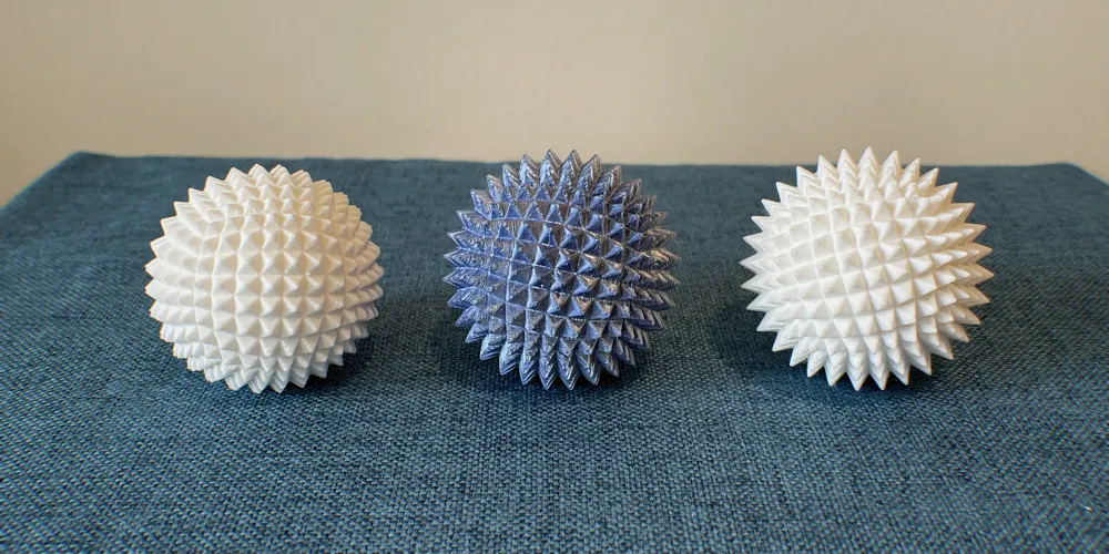 spiky_ball_02 - variable spike sizes - Free 3D Print Model - MakerWorld