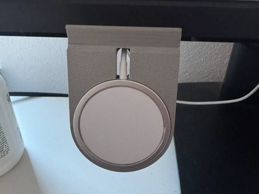 Magsafe under monitor stand - Free 3D Print Model - MakerWorld