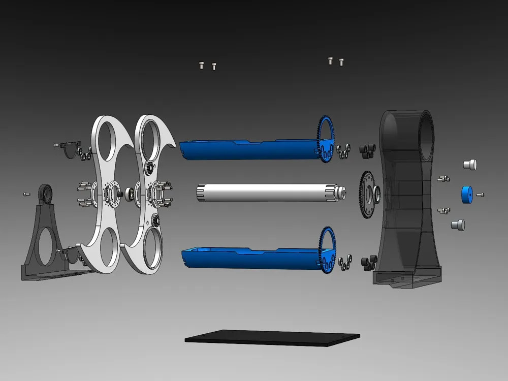 The Falkirk Wheel - Archimedes principle - Free 3D Print Model - MakerWorld