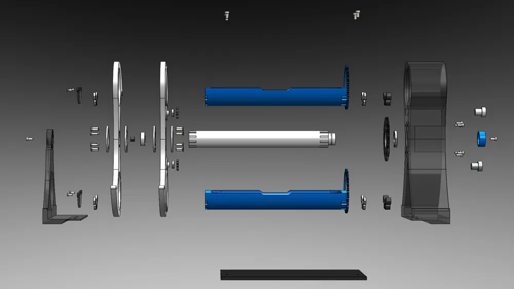 The Falkirk Wheel - Archimedes principle - Free 3D Print Model - MakerWorld