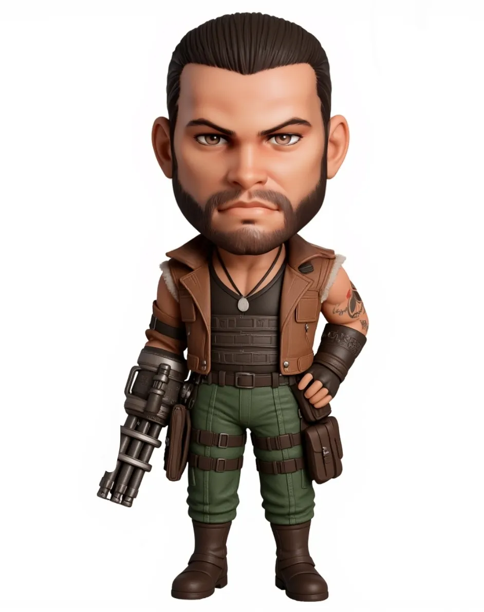 Barrett Wallace ff7 - Free 3D Print Model - MakerWorld