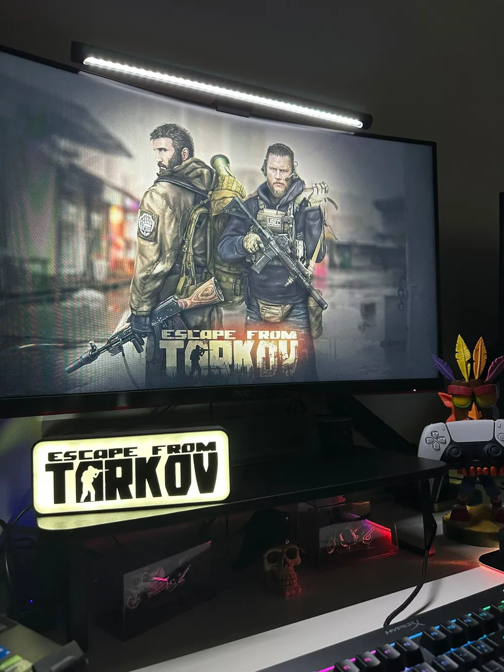 Illuminated Sign - Escape From Tarkov - Free 3D Print Model - MakerWorld