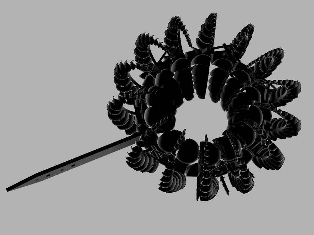 Alien Jellyfish Wind Spinner v2 - Free 3D Print Model - MakerWorld