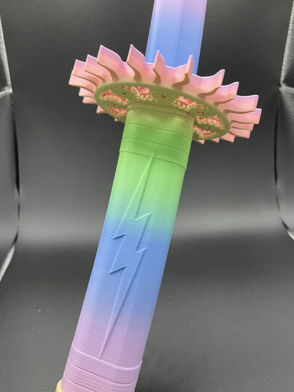 Zeus’ Thunderbolt Sword (Collapsing Katana) - Free 3D Print Model ...