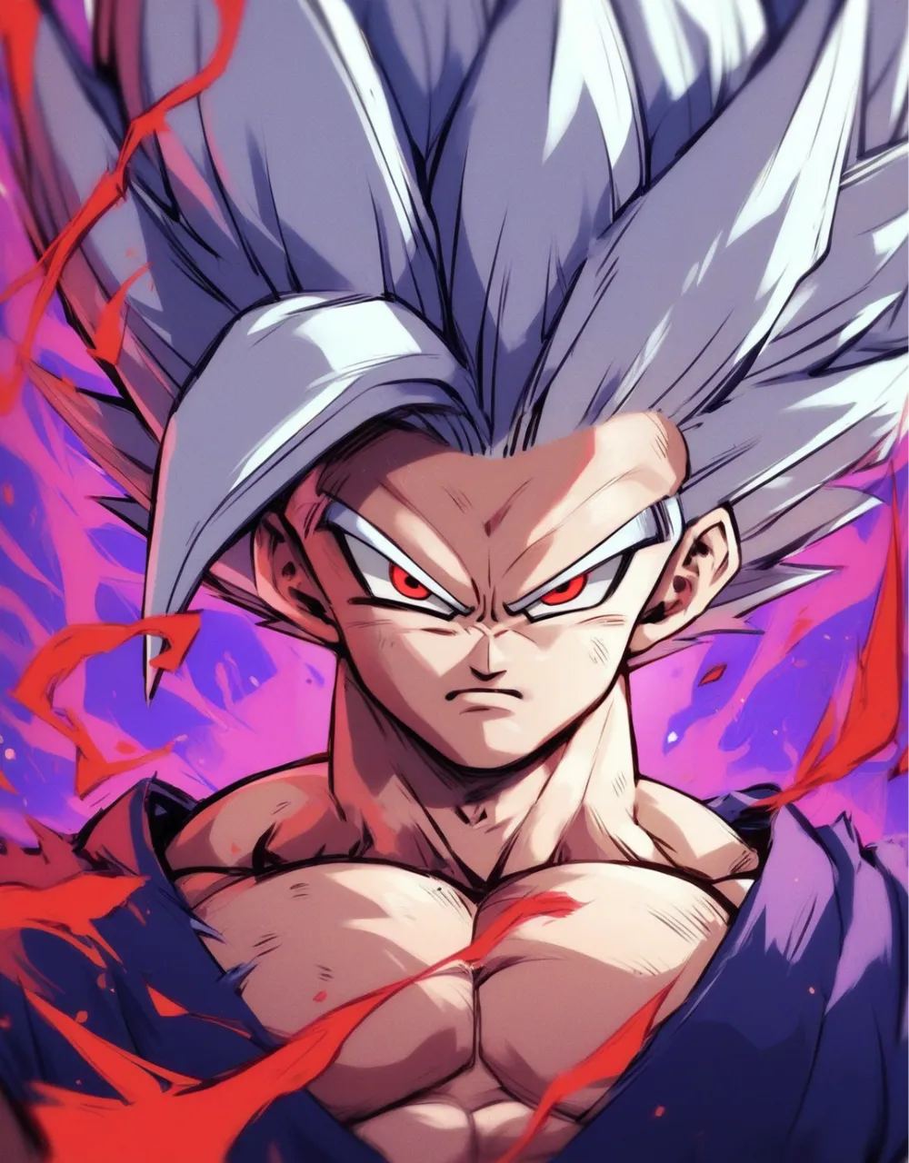 Gohan Beast Form (dbz) by Heath - MakerWorld