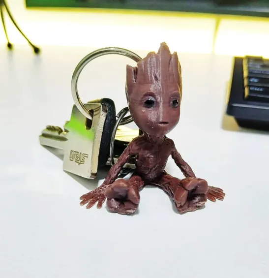 Baby Groot Keychain by Fortisk MakerWorld: Download Free 3D Models