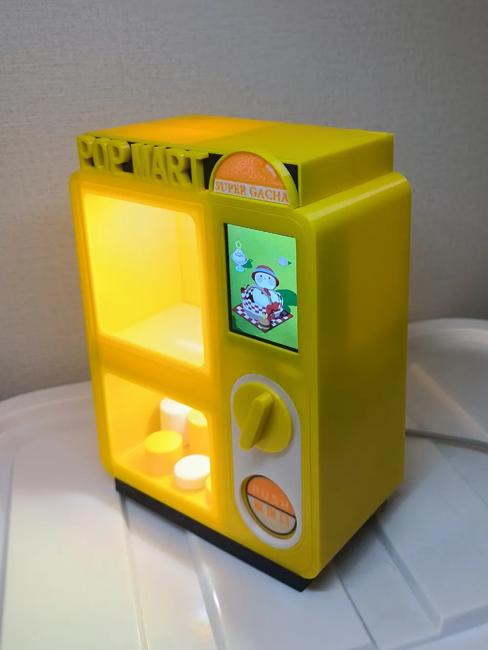 Popmart Popmart Miniature Gacha Machine by 空山云影 MakerWorld: Download ...