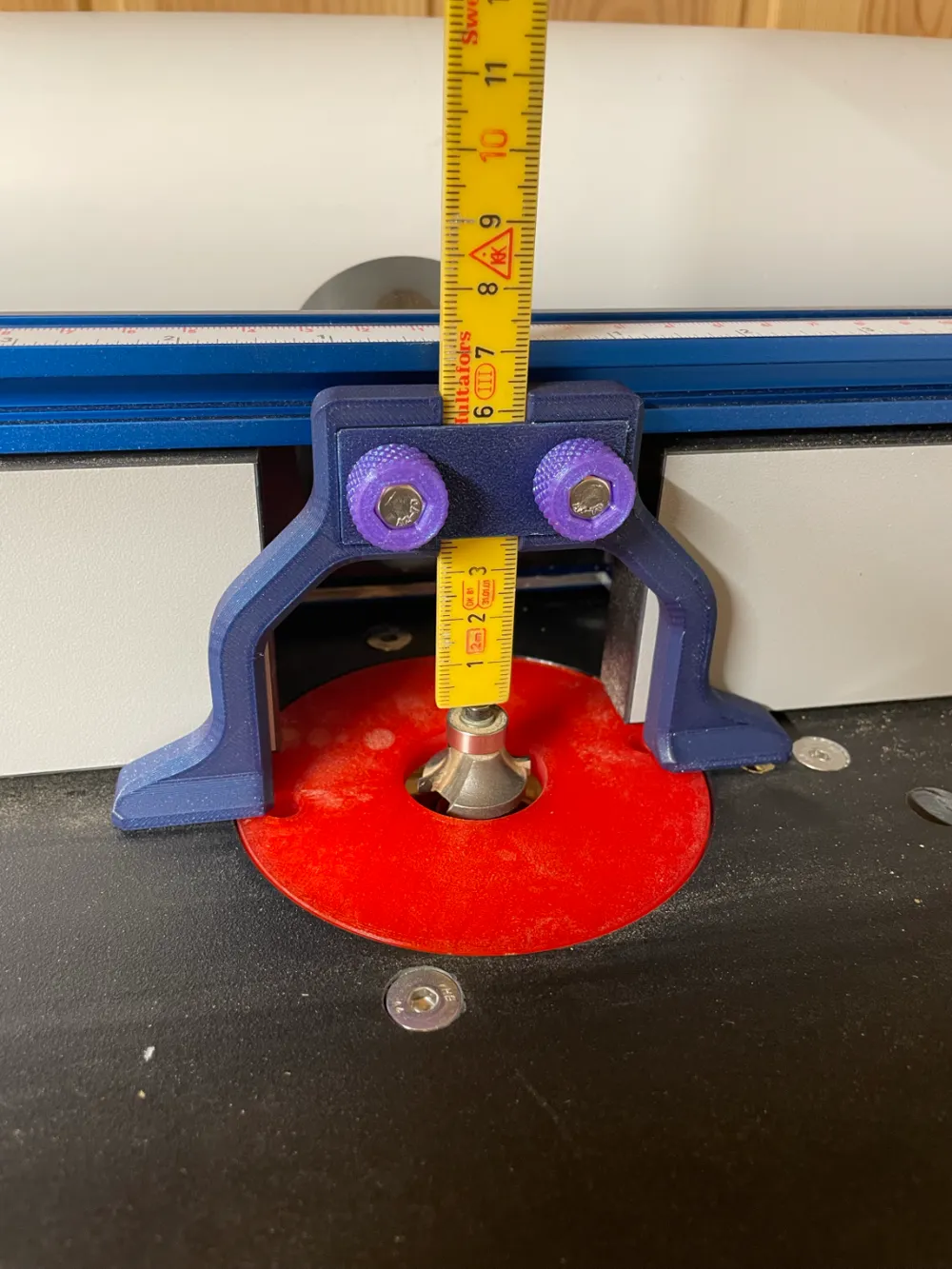 Router bit height measure jig - Free 3D Print Model - MakerWorld