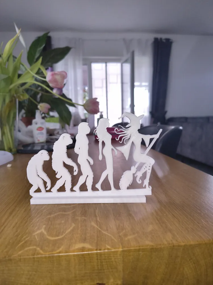 From Ape to Witch on a Broom Evolution by ccrccrdkMakerWorld: Download ...