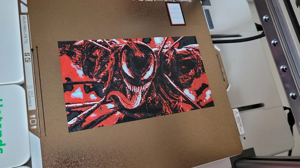 HueForge Carnage (from the movie Venom) by BertBee - MakerWorld