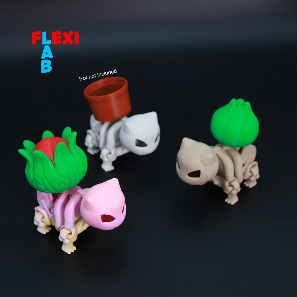 Flexi Pokemon Bulbasaur Dino Skeleton by FlexiLAB MakerWorld: Download ...