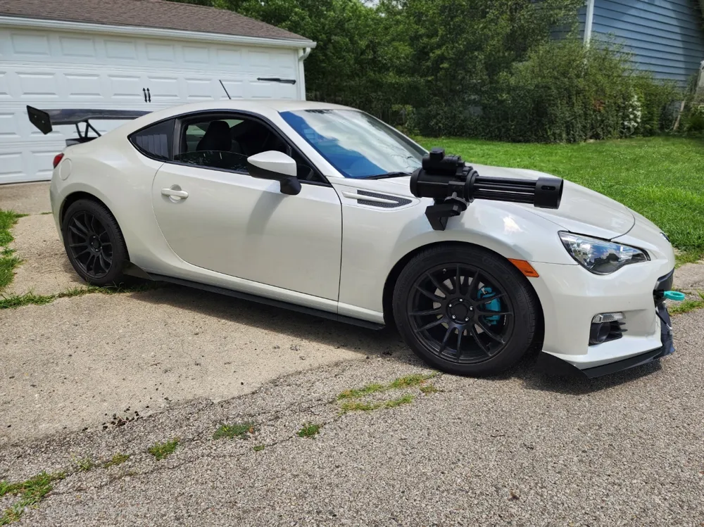 M134 Minigun - Magnetic Mount V1 - Free 3D Print Model - MakerWorld