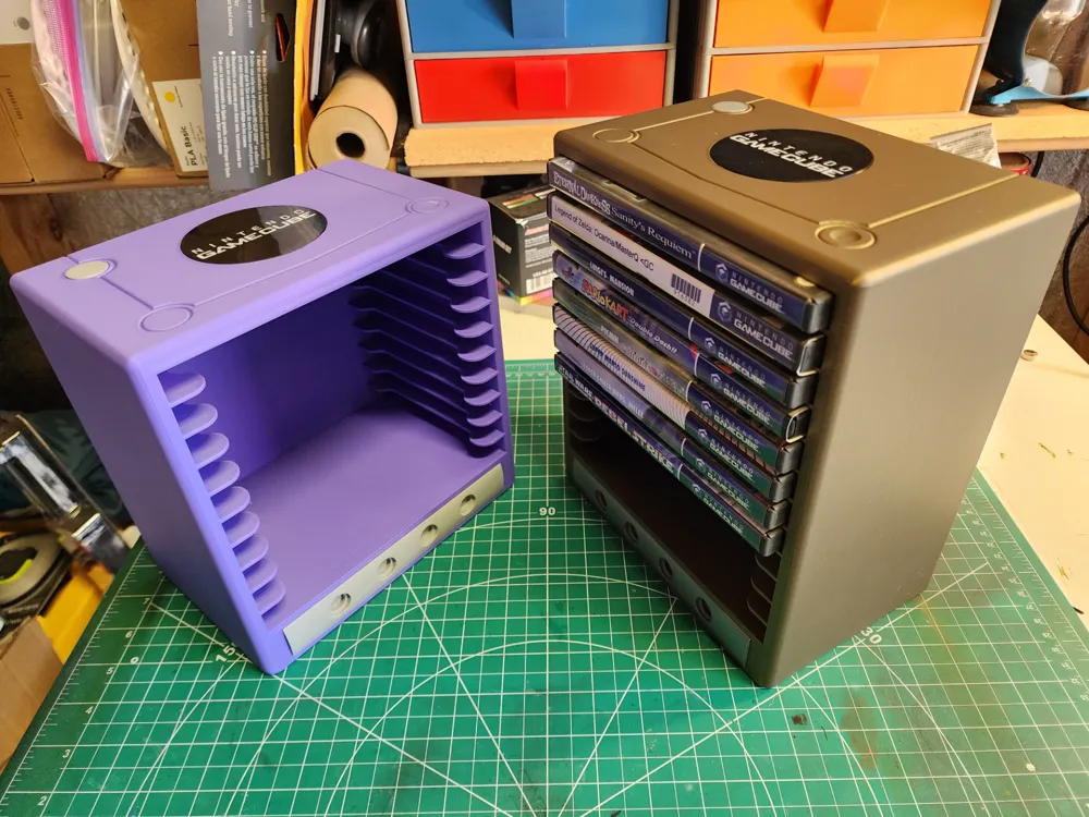 GameCube Game Display V2 - Free 3D Print Model - MakerWorld