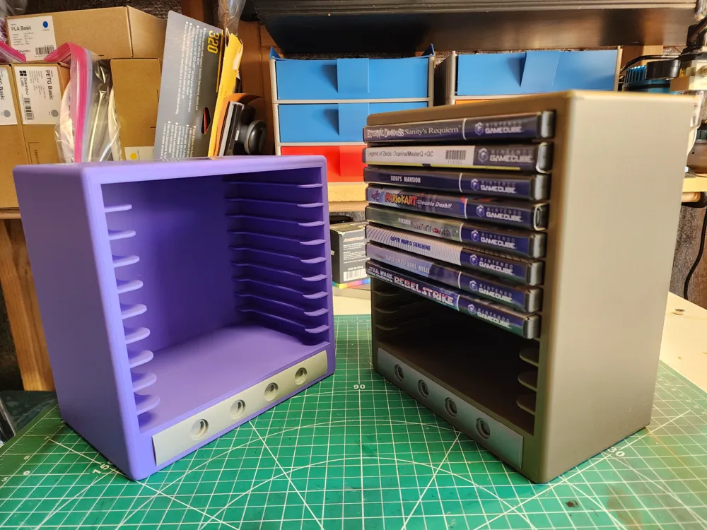 GameCube Game Display V2 - Free 3D Print Model - MakerWorld