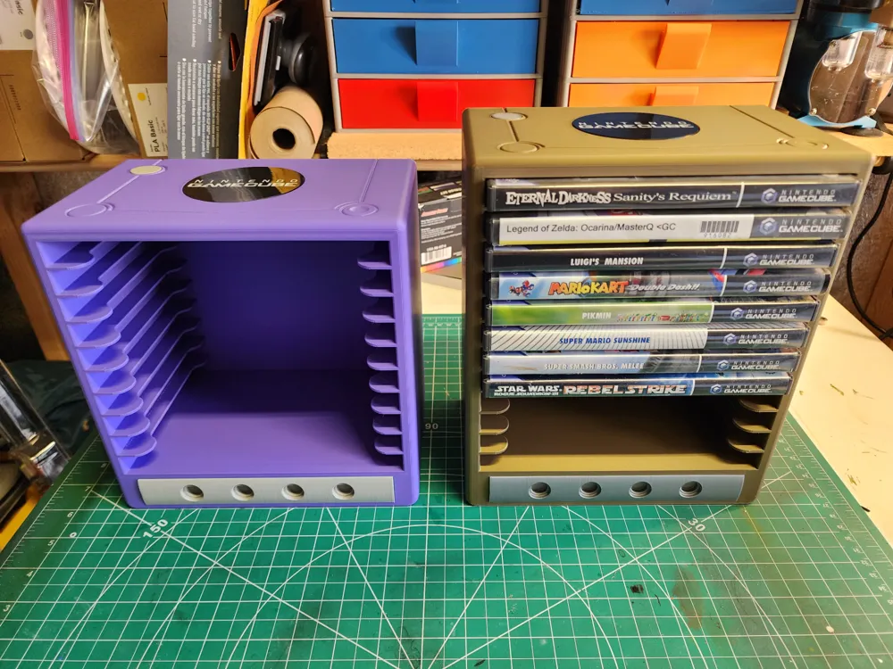 GameCube Game Display V2 - Free 3D Print Model - MakerWorld