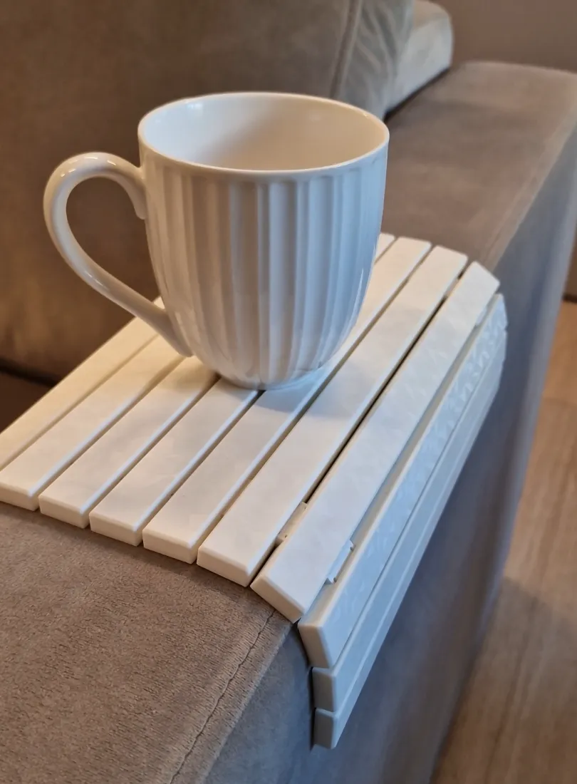 Flexible sofa arm table - Free 3D Print Model - MakerWorld