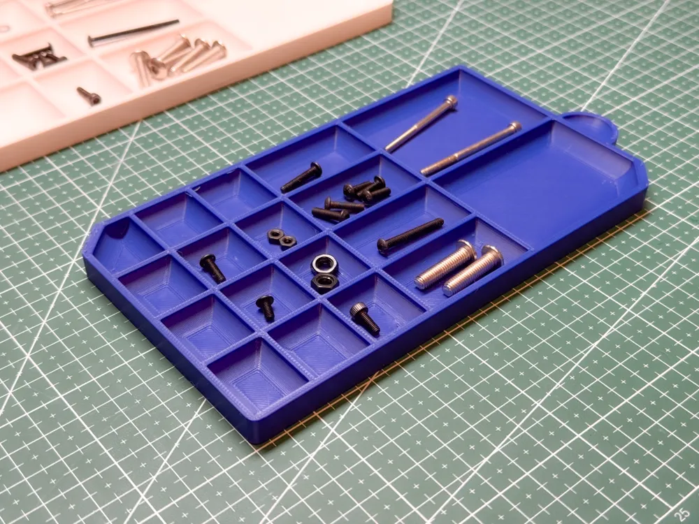 Hobby Parts Tray | 2 Sizes | Easy to remove parts - Free 3D Print Model ...