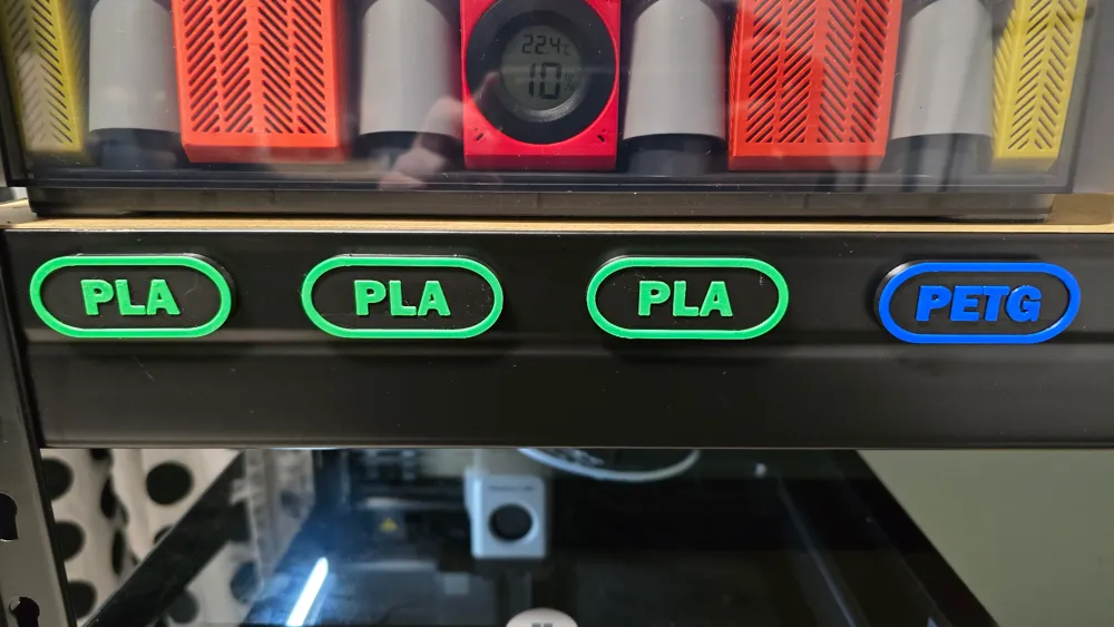 Filament Marker – Customizable Magnetic Label by Bonus3D - MakerWorld