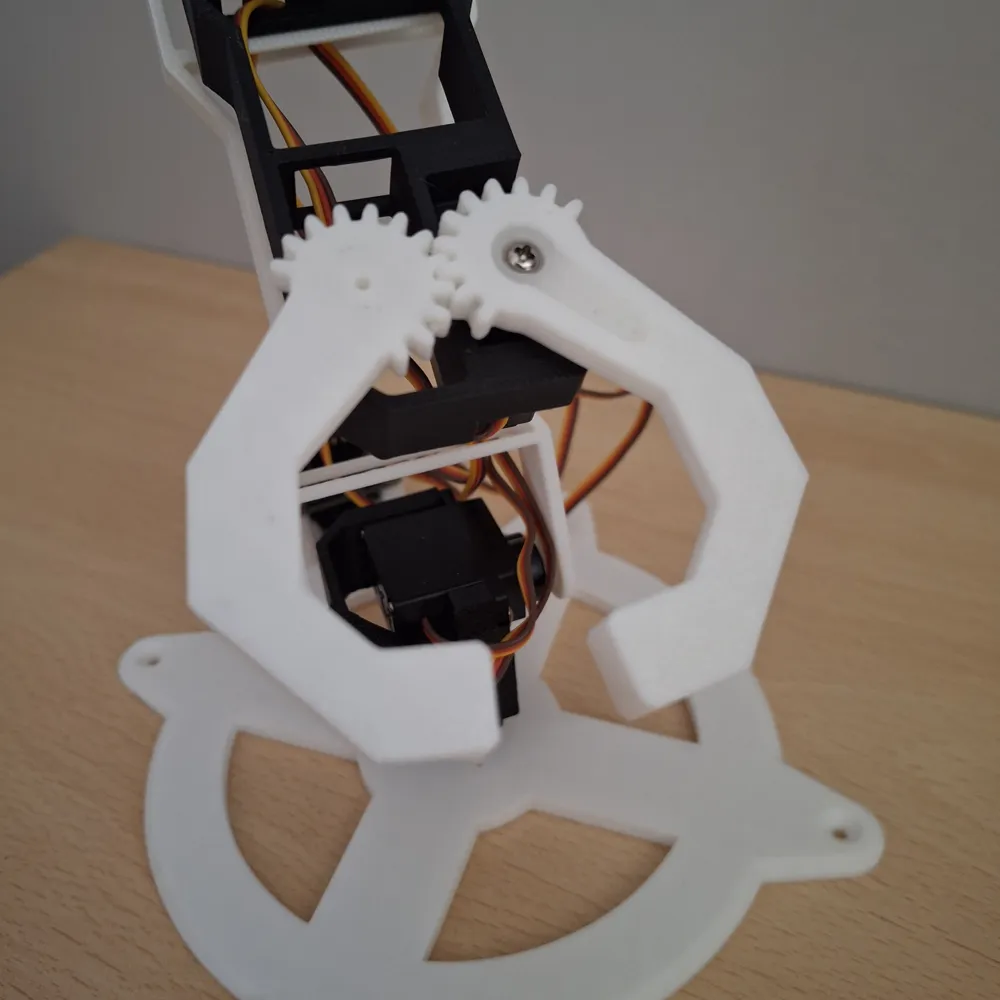 Servo Mini Arm V2 - CyberBrick - Free 3D Print Model - MakerWorld