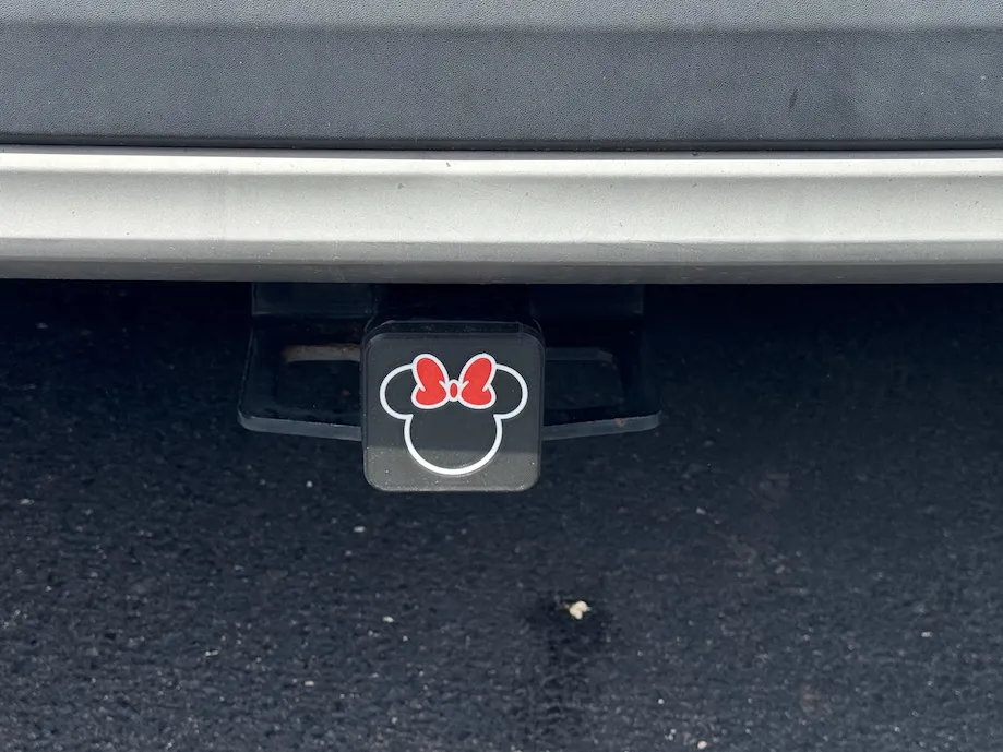 Minnie Mouse Class 3 Hitch Cover/Plug Remixed by Jason and a bunch of ...