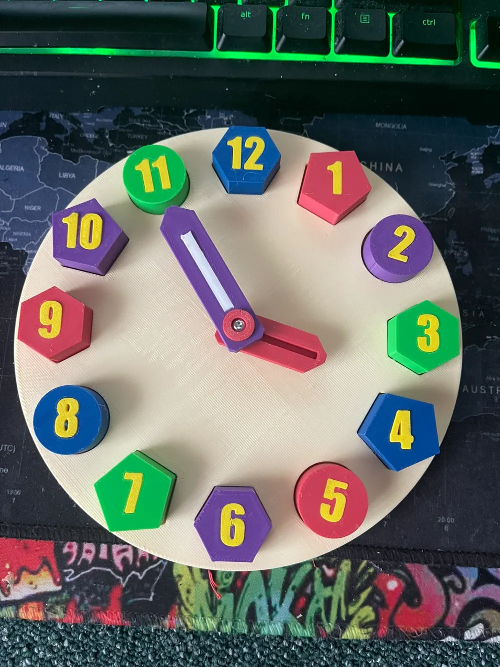 Clock - puzzle for kids by intommy - MakerWorld