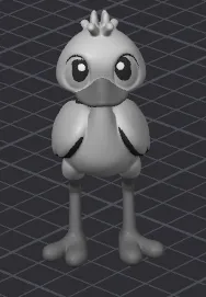 Mitch The Ostrich - Print Mon 3D Animal Creature by MintyPrinty ...