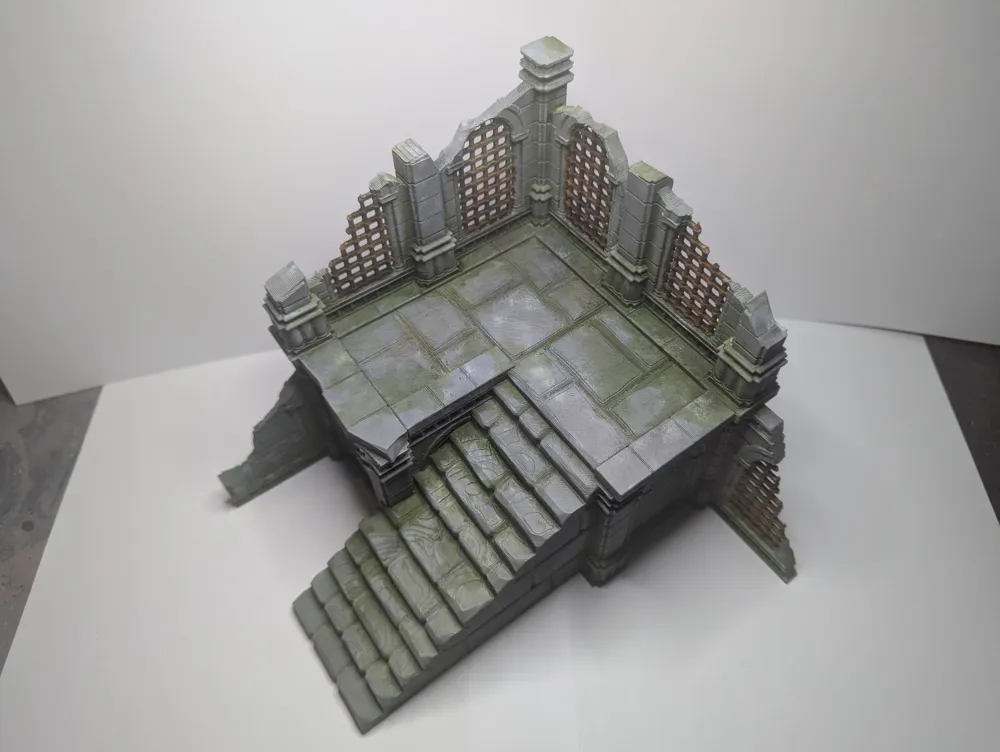 Stone Corner - Fantasy Ruins - Free 3D Print Model - MakerWorld