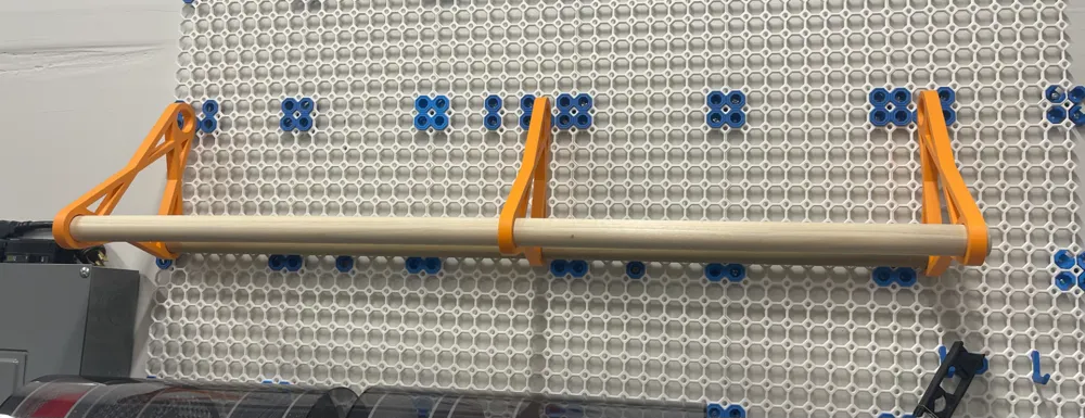 Multiboard Filament Spool Rack/Shelf by FroznBits MakerWorld: Download ...