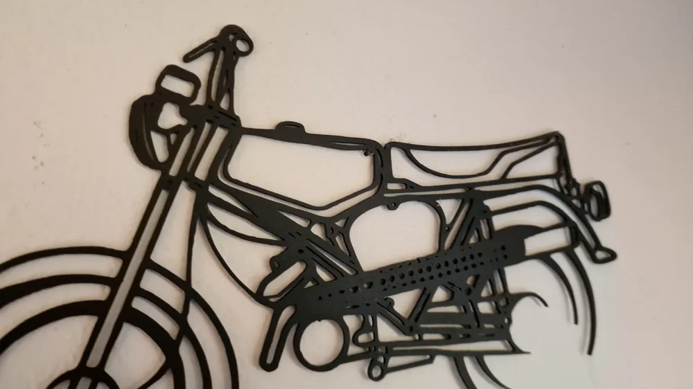 Simson S51 Silhouette – 3D Wall Art by Biviyt MakerWorld: Download Free ...