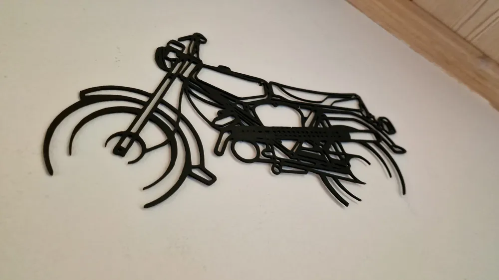 Simson S51 Silhouette – 3D Wall Art by Biviyt MakerWorld: Download Free ...