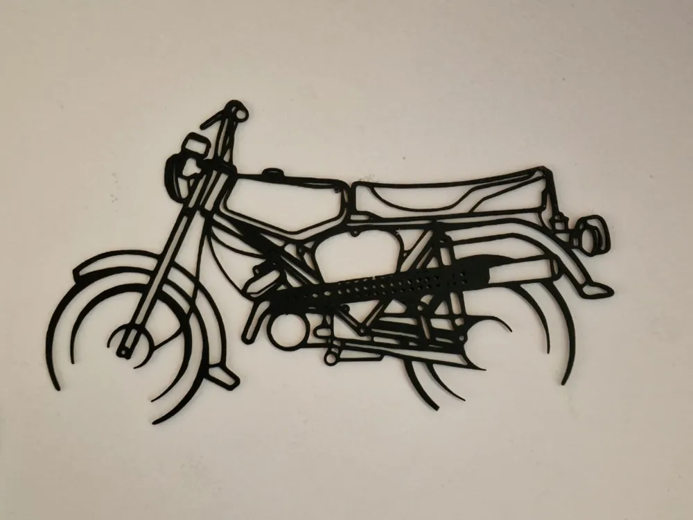 Simson S51 Silhouette – 3D Wall Art by Biviyt MakerWorld: Download Free ...